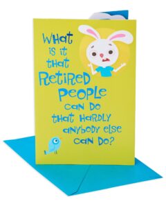 american greetings funny retirement card (monday mornings)