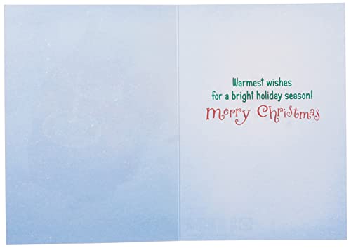 Avanti 10-Count Christmas Cards, Little Squirrel with a Candle