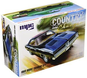 mpc 1969 dodge "country charger" r-t 1:25 scale model kit