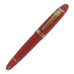 zoohot Jinhao 159 Red Rollerball Pen Heavy Big Pen Gold Trim