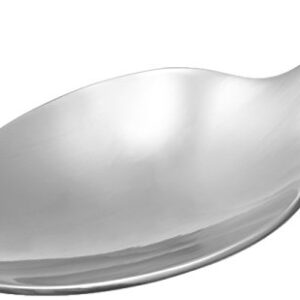 Amazon Basics Stainless Steel Dinner Spoons with Round Edge, Pack of 12, Silver