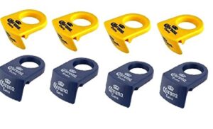 8 coronita rita bottle holder clips (4 blue and 4 yellow) corona in your margarita glass cocktail