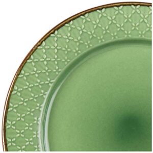 Pfaltzgraff French Lace Dinnerware Set, 16 Piece, Green