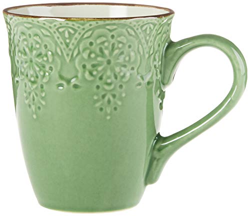 Pfaltzgraff French Lace Dinnerware Set, 16 Piece, Green