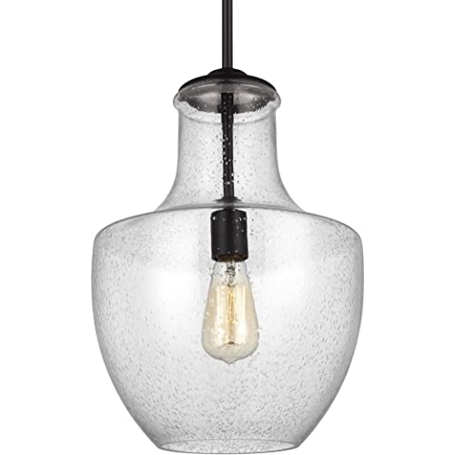 Sea Gull Lighting P1461ORB Baylor One Light Pendant, Oil Rubbed Bronze