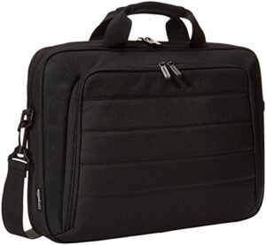 amazon basics 15.6 inch laptop and tablet case shoulder bag, black