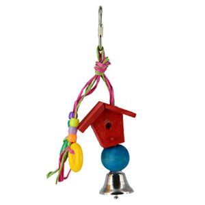 animal treasures lbw-0309 birdie jingle house bird toys