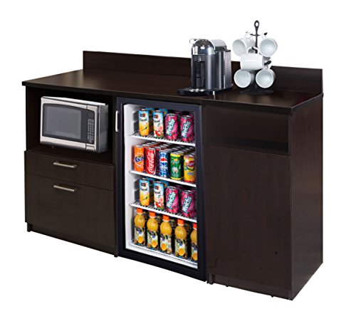 Breaktime Coffee Break Lunch Room Furniture Buffet Model 3285 2 Piece Group Color Espresso - Factory Assembled (NOT RTA) Furniture Items ONLY