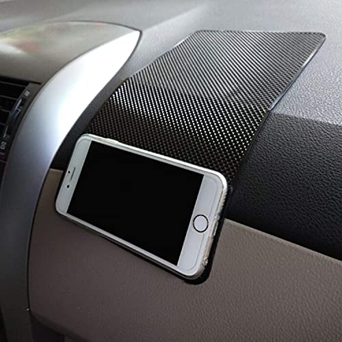 10.6 x 5.9 Inch Car Dashboard Anti Slide Mats Adhesive Pads for Cell Phone, Electronic Devices, Keys, Sunglasses, etc, 1 Pcs