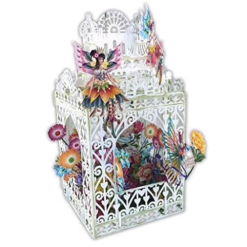 Paper D'Art 3D Pop Up Card Fairies Happy Birthday