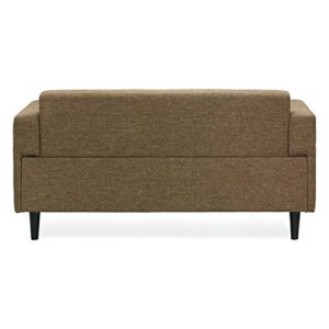 Furinno Simply Home Modern Fabric Sofa Bed, Brown