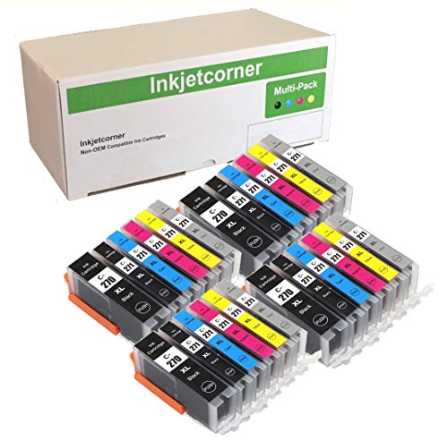 Inkjetcorner Compatible Ink Cartridges Replacement for PGI-270XL CLI-271XL PGI 270 CLI 271 for use with TS9020 MG7720 TS8020 (24-Pack)