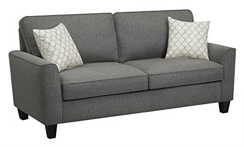 Serta Deep Seating Astoria 78" Sofa in Dark Gray