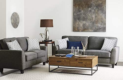 Serta Deep Seating Astoria 78" Sofa in Dark Gray