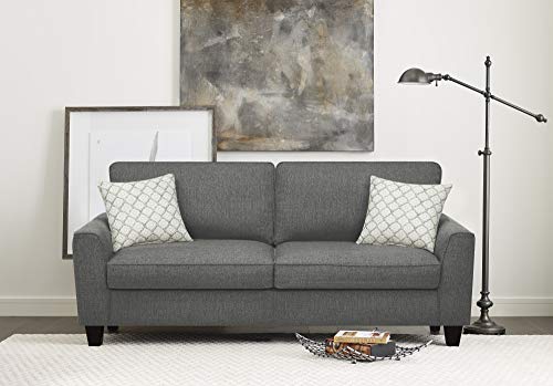 Serta Deep Seating Astoria 78" Sofa in Dark Gray