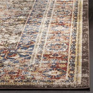 SAFAVIEH Bijar Collection Runner Rug - 2'3" x 6', Brown & Rust, Traditional Oriental Distressed Design, Non-Shedding & Easy Care, Ideal for High Traffic Areas in Living Room, Bedroom (BIJ652D)