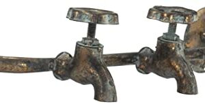 Vintage Rustic Faucet Coat Rack, Wall Mounted Water Spigot Hooks, Towel Hanger