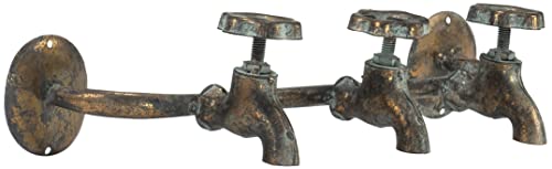 Vintage Rustic Faucet Coat Rack, Wall Mounted Water Spigot Hooks, Towel Hanger