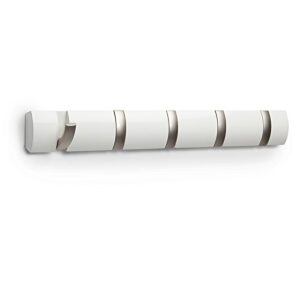 umbra flip coat hook finish: white high gloss