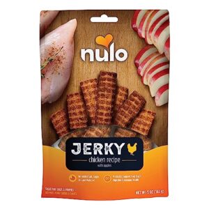 nulo freestyle premium jerky strips dog treats, grain-free high protein jerky strips made with bc30 probiotic to support digestive & immune health