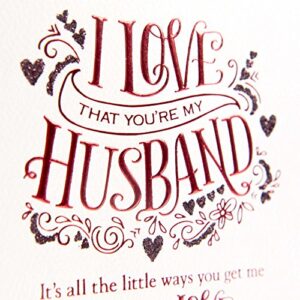 Hallmark Sweetest Day Card for Husband (Love Being Married to You) (599SWV3032)