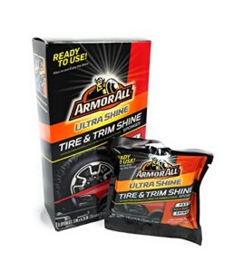 armor all ultra shine tire & trim shine sponges (8 sponges) in 1 box