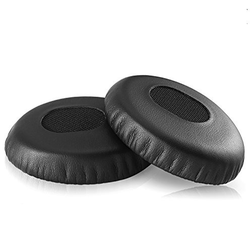 QC3 Earpads, JARMOR Replacement Memory Foam Ear Cushion Cover Kit for Bose QuietComfort 3, On Ear, OE1 Headphones ONLY, Black