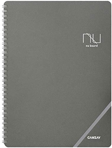 Nu Board A4 Size (8.8 x 11.9 inch) USA Edition NAA4N4US08 Whiteboard Notebook - Dry Erase Notebook - Environmentally Reusable Notebook - Dry erase marker is not attached.