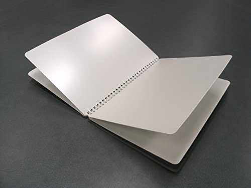 Nu Board A4 Size (8.8 x 11.9 inch) USA Edition NAA4N4US08 Whiteboard Notebook - Dry Erase Notebook - Environmentally Reusable Notebook - Dry erase marker is not attached.