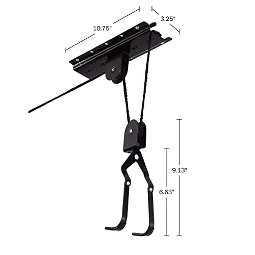 RAD Sportz Bicycle Hoist 4-Pack Quality Garage Storage Bike Lift with 100 lb Capacity Even Works as Ladder Lift Premium Quality