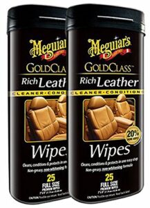 gold class leather wipes