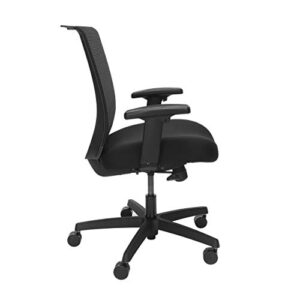 HON Convergence Mesh Back Task Chair with Height-Adjustable Arms, in Black