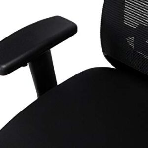 HON Convergence Mesh Back Task Chair with Height-Adjustable Arms, in Black