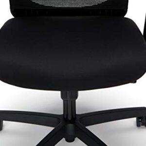 HON Convergence Mesh Back Task Chair with Height-Adjustable Arms, in Black