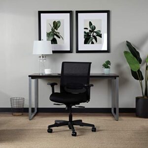 HON Convergence Mesh Back Task Chair with Height-Adjustable Arms, in Black