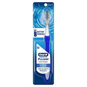 oral-b pulsar toothbrush soft, pack of 2