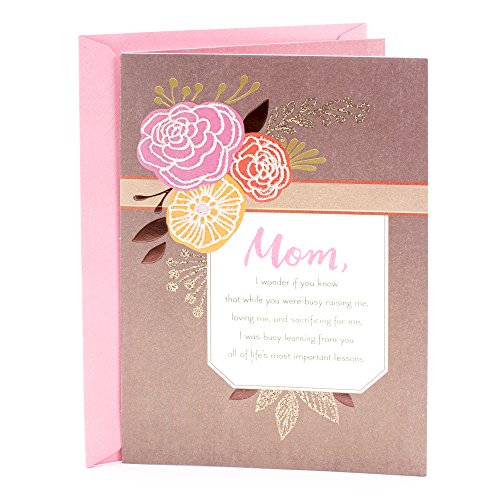 Hallmark Mahogany Birthday Greeting Card for Mother (Love, Peace, Joy, Blessed) (0399RZD2049)