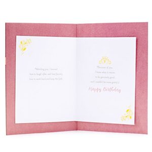 Hallmark Mahogany Birthday Greeting Card for Mother (Love, Peace, Joy, Blessed) (0399RZD2049)