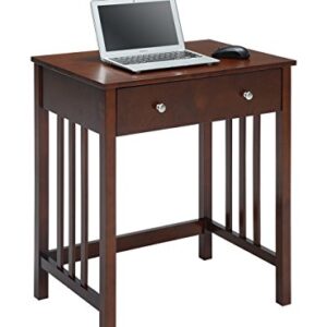 Convenience Concepts Designs2Go Mission Desk with Keyboard Drawer, Espresso