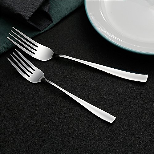 Eslite Stainless Steel Dinner/Salad Forks Set,12-Piece,8 Inches