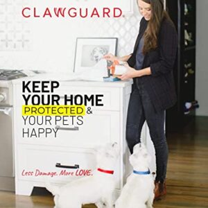 CLAWGUARD Protection Tape - Durable Single-Sided Shield Protection Barrier Against Cat, Dog, Bird, Rabbit Scratching and Clawing Furniture, Couch, Window Sill, Car Door, Glass and More! 4in x 10'