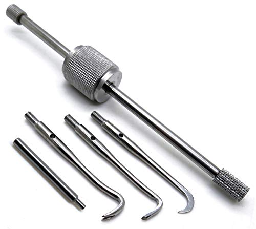 Dental Morrel Crown Remover W/ 3 Attachable Points & 1 Wrench Stainless Steel Instruments