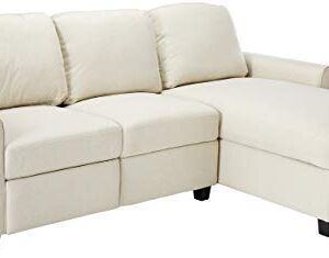 Serta Copenhagen Reclining Sectional with Right Storage Chaise - Beige