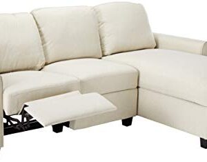 Serta Copenhagen Reclining Sectional with Right Storage Chaise - Beige