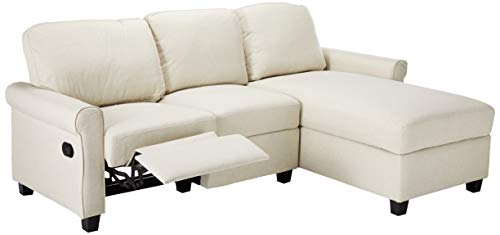 Serta Copenhagen Reclining Sectional with Right Storage Chaise - Beige