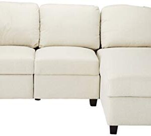 Serta Copenhagen Reclining Sectional with Right Storage Chaise - Beige