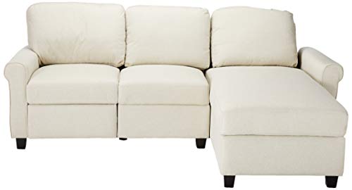 Serta Copenhagen Reclining Sectional with Right Storage Chaise - Beige