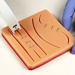 Medium 1-Layer Suture Pad with Practice Training Stapler