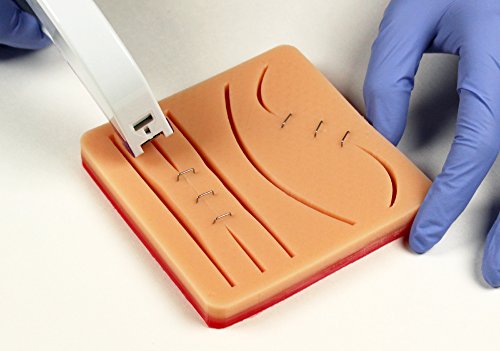 Medium 1-Layer Suture Pad with Practice Training Stapler