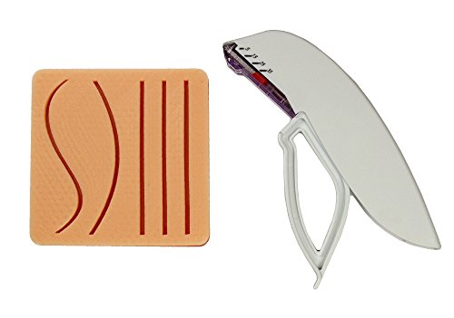 Medium 1-Layer Suture Pad with Practice Training Stapler